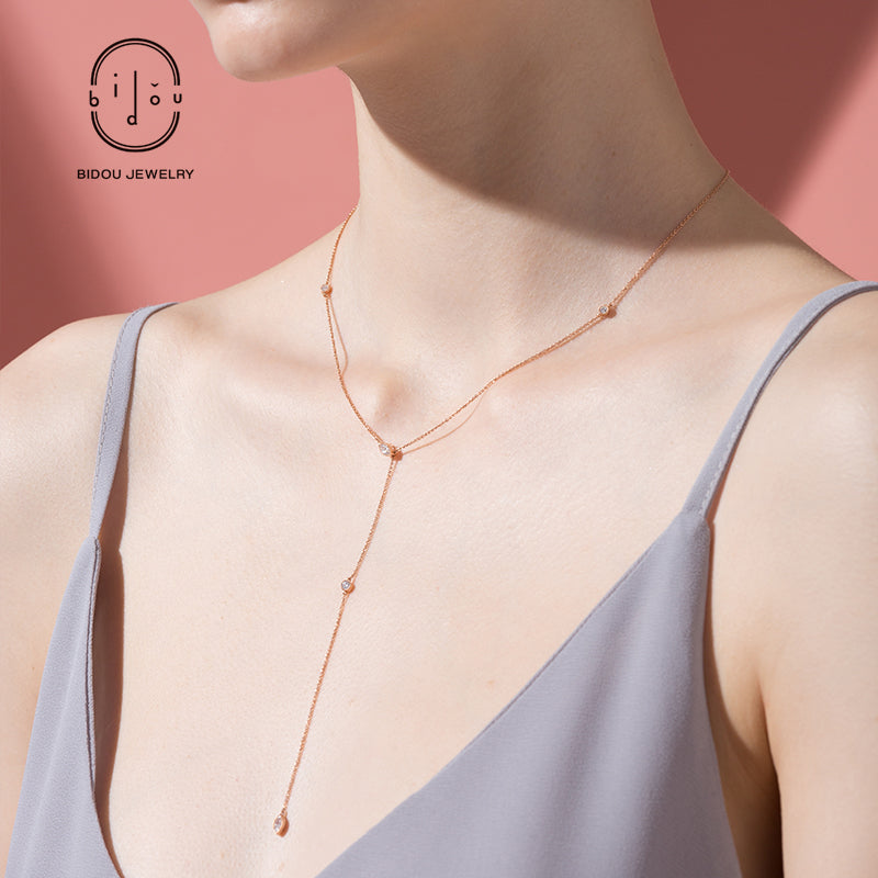 "Vigor" Diamond Necklace – Bidou Jewelry